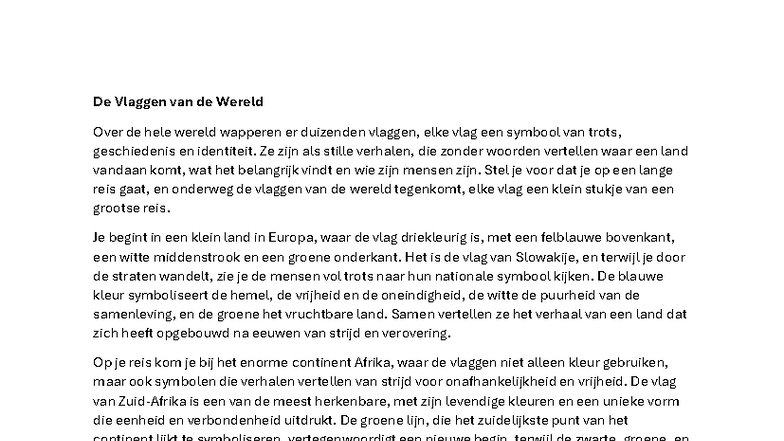 Verkenning van de Wereldvlaggen: Symbool van Cultuur en Identiteit ...