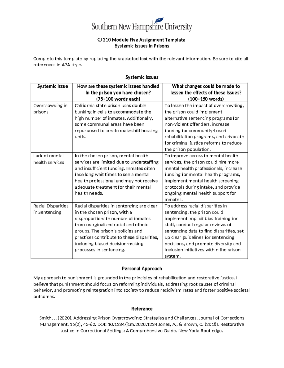 Module Five Assignment - Be sure to cite all references in APA style ...