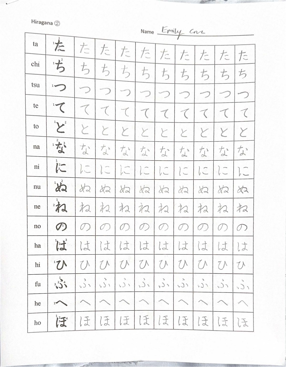 Hiragana 2 Study Notes for Japanese Language Learners - Studocu