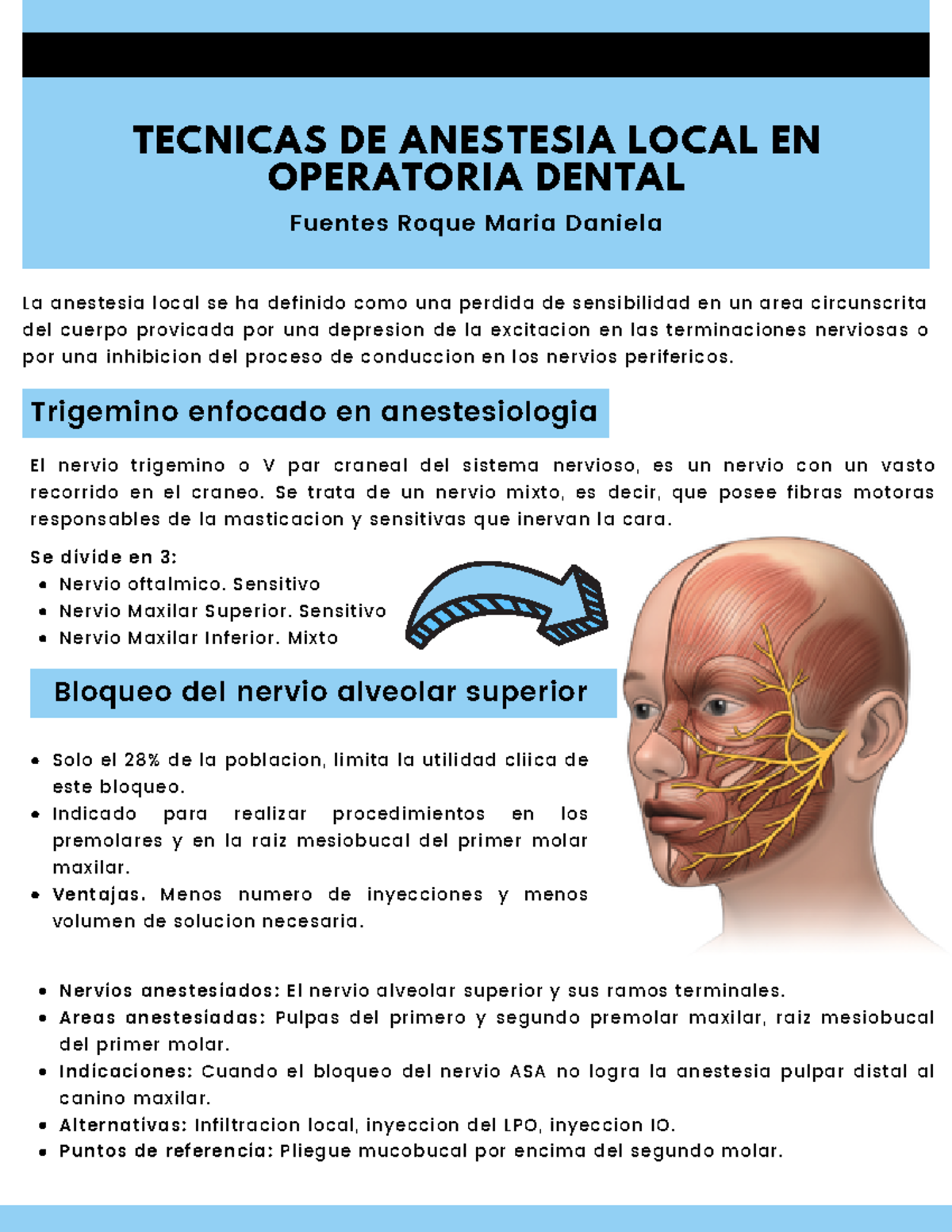 Tecnicas de anestesia local en operatoria dental - TECNICAS DE ...