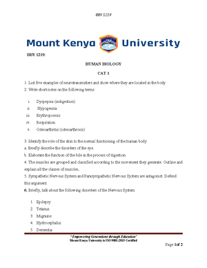 Human Biology Notes - INTRODUCTION TO ANATOMY & PHYSIOLOGY Anatomy ...