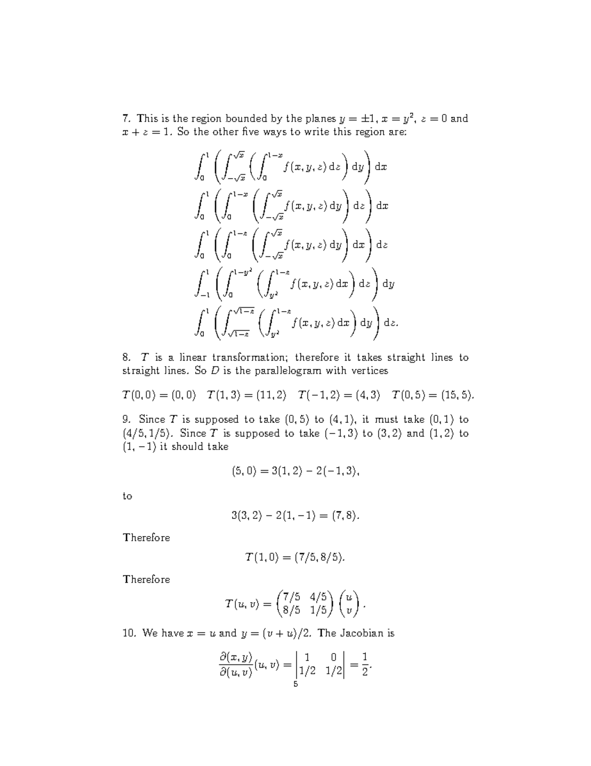 MIT 18.022F10 Model 9 – Part 3: Region Boundaries and Transformations ...