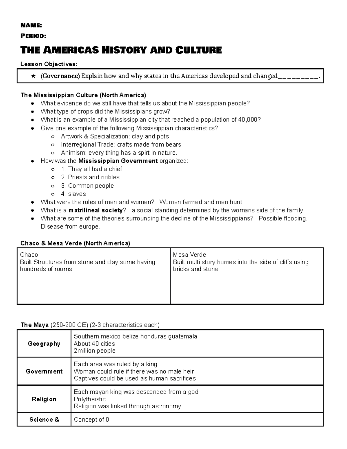 Copy of Americas History and Culture Assignment (History 101) - Studocu