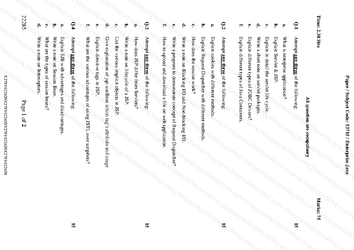 Enterprise Java - Study Material (Course Code: 53715) - Studocu