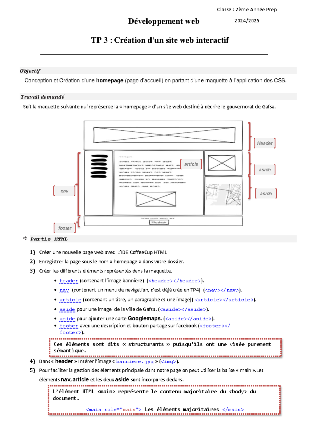 TP3 - Création d'un site web interactif avec CSS - Studocu