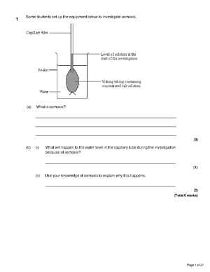 GCSE AQA Combined Science Trilogy Revision Checklist (Higher Tier ...