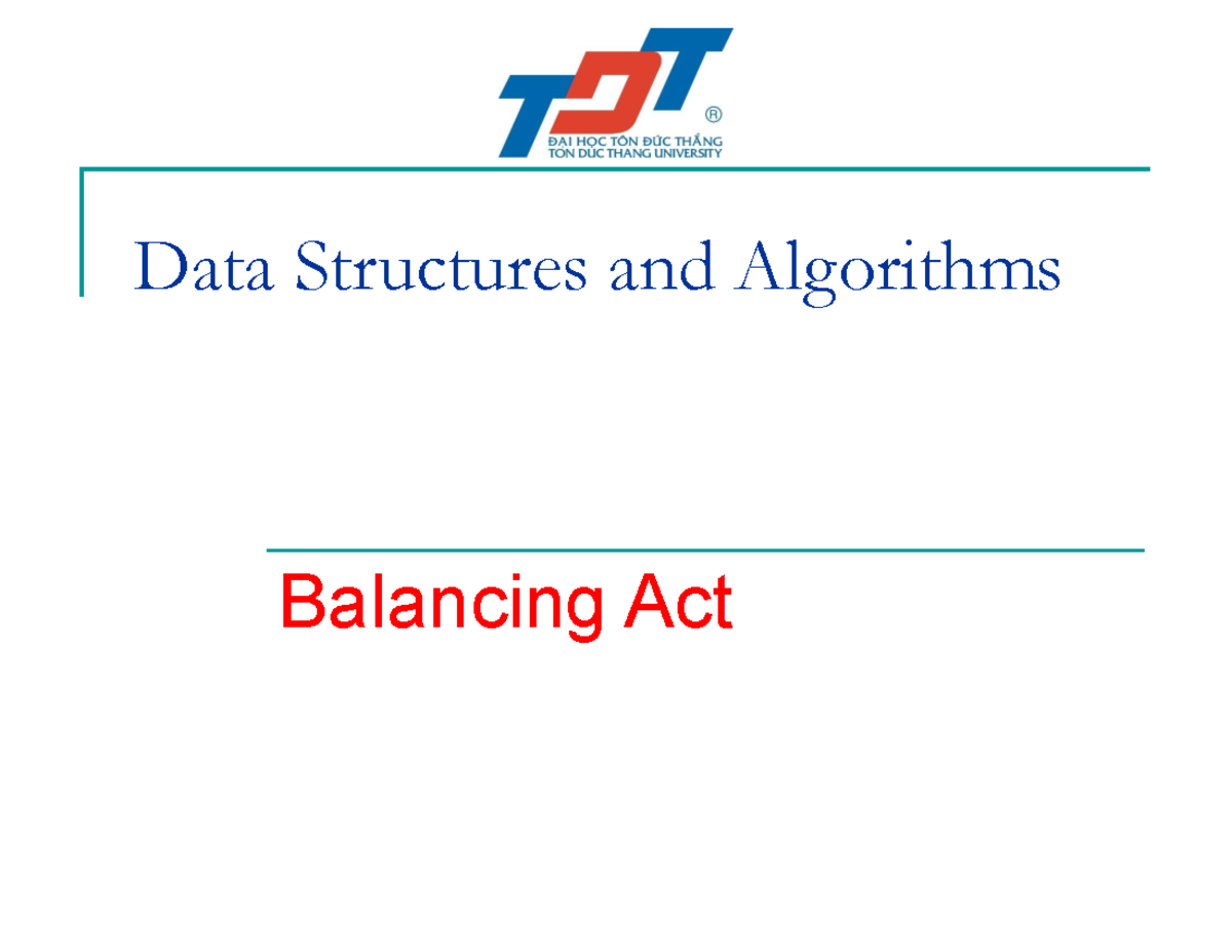 09 AVL - Lab09 - Data Structures and Algorithms Balancing Act ...