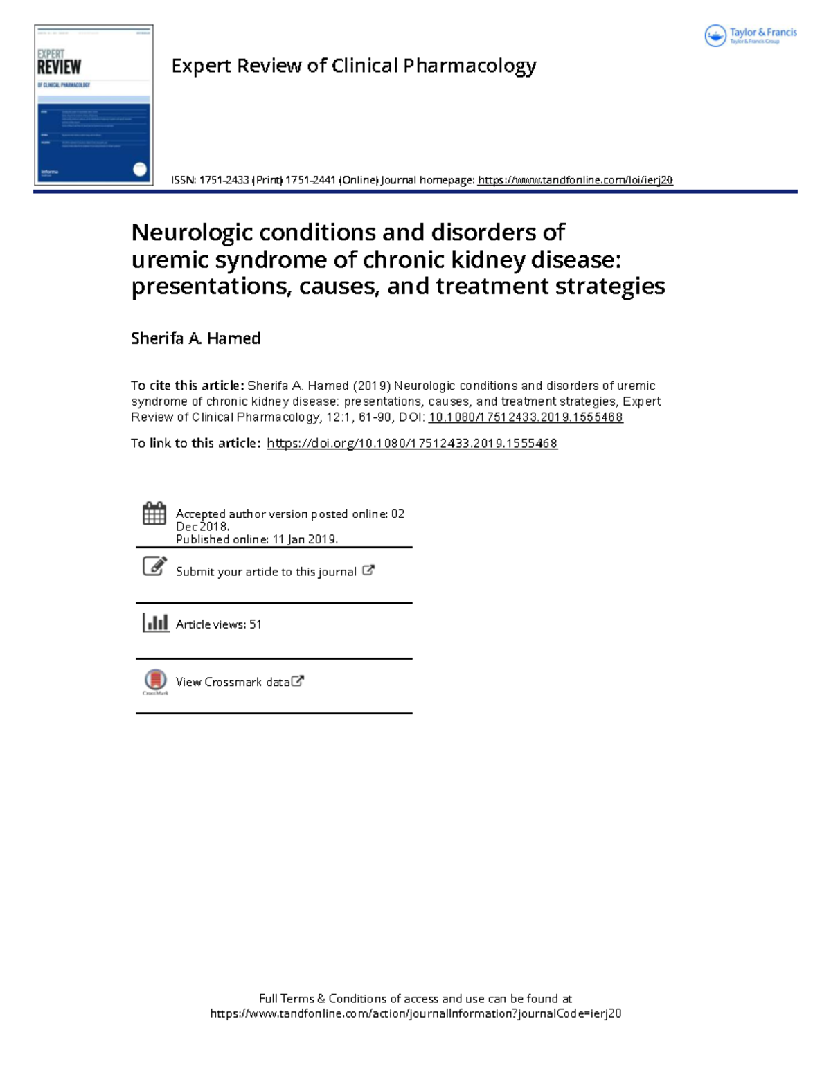 Neurologic Disorders in Uremic Syndrome of CKD: Causes & Treatments ...
