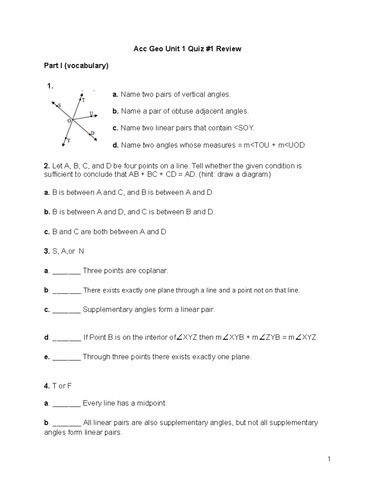 Acc+Geo+U1+Quiz+#1+Review+Questions+2023-24 - Studocu