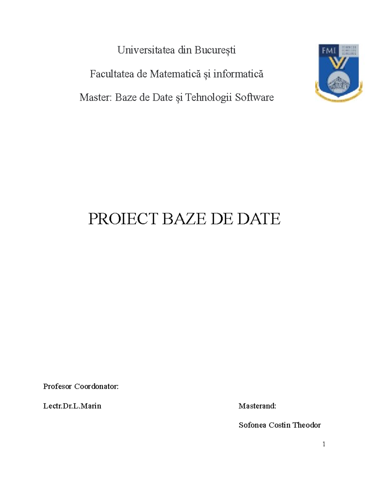 Baze de date- proiect luat din alta parte - Protocol si Organizare de ...