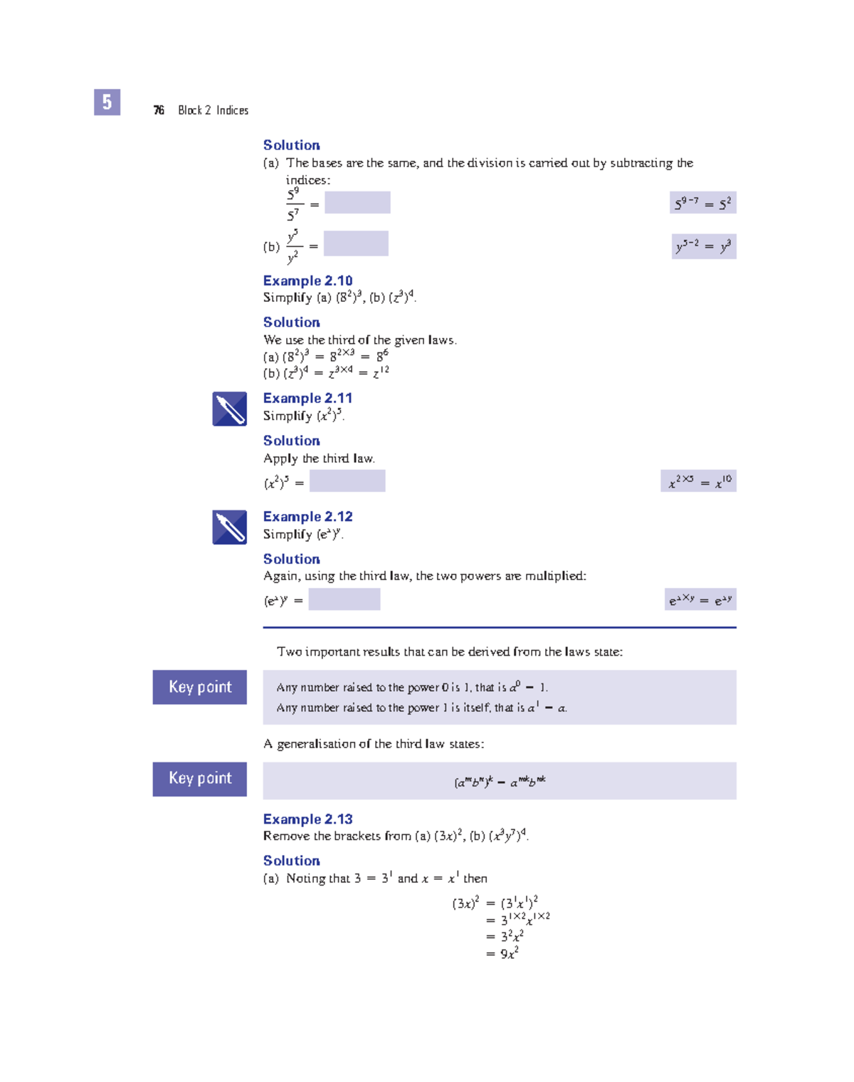 Mathematics for Engineers PDF EBook-101-105: Block 2 Indices and ...