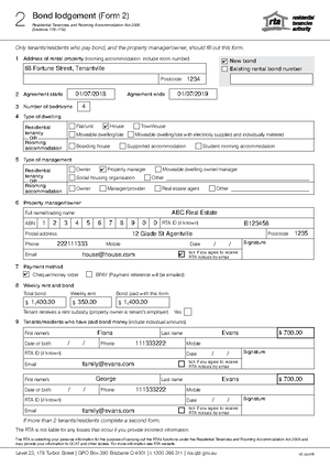 Property occupations Form 6 - Completed - Property occupations Form 6 ...