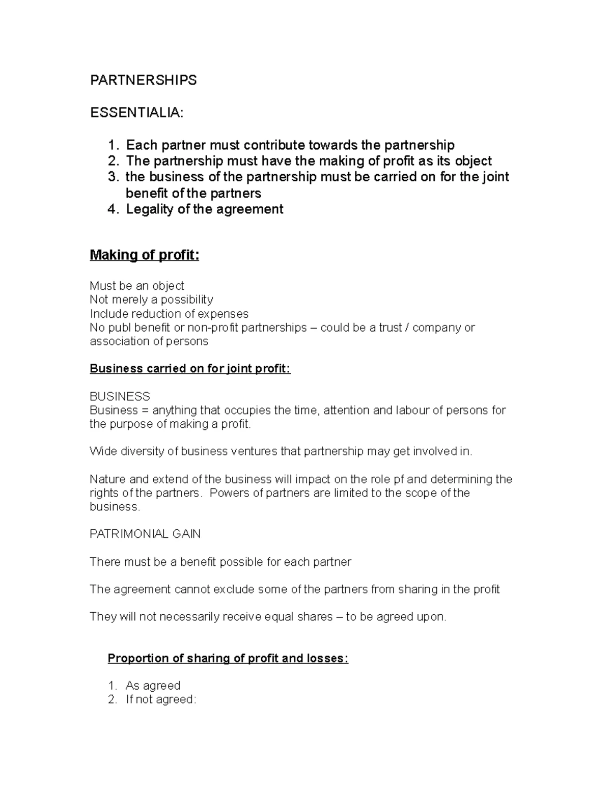 Business Entities: Section 77 Liabilities of Directors & Officers - Studocu