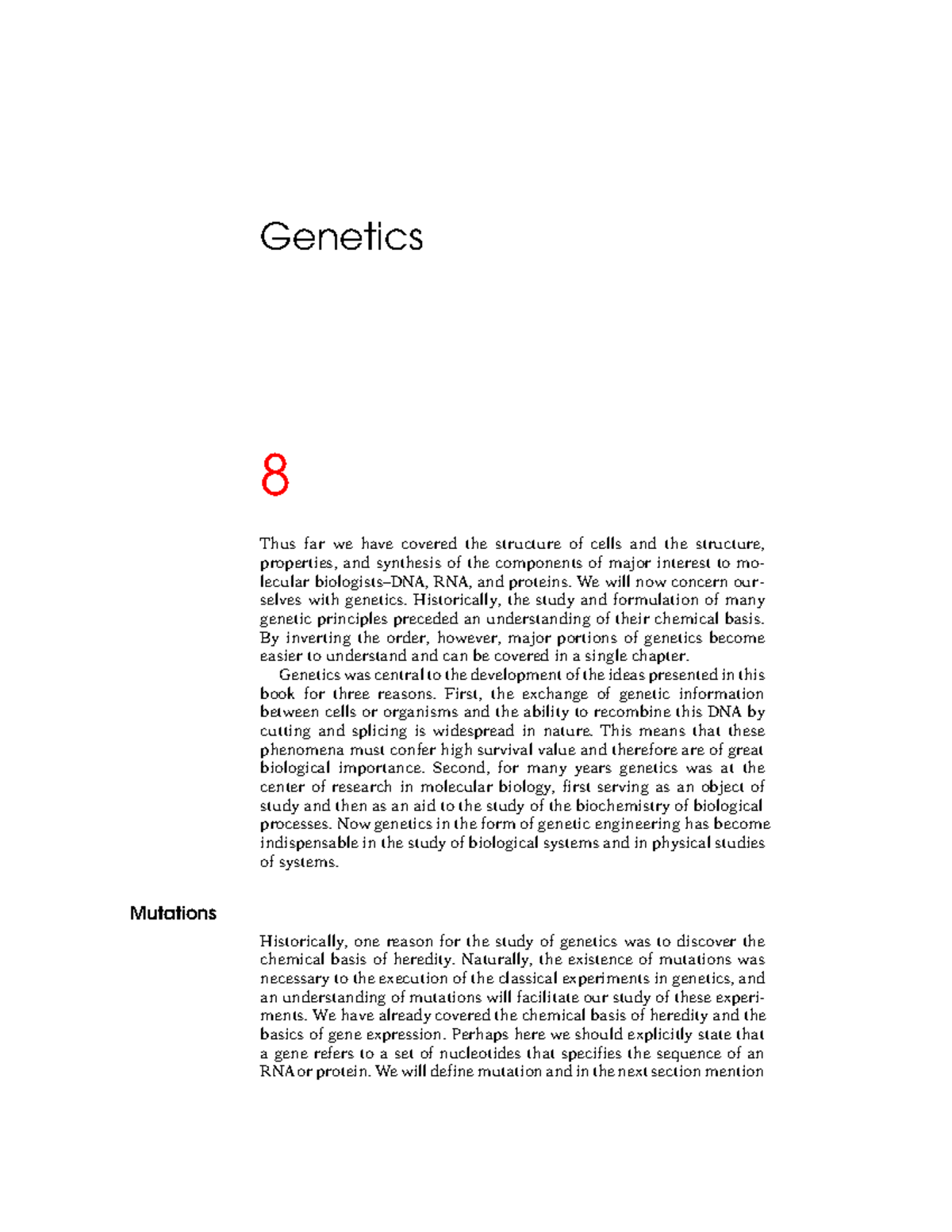 Genetics and Molecular Biology – Part 1: Key Concepts and Mutations ...