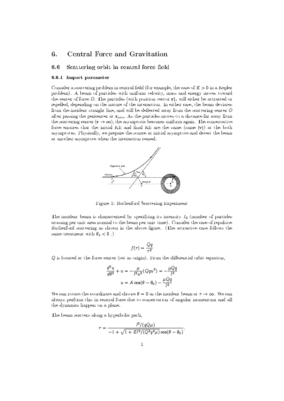 PC2132 CM (Chapter 6: Central Force & Gravitation - Part 2) - Studocu