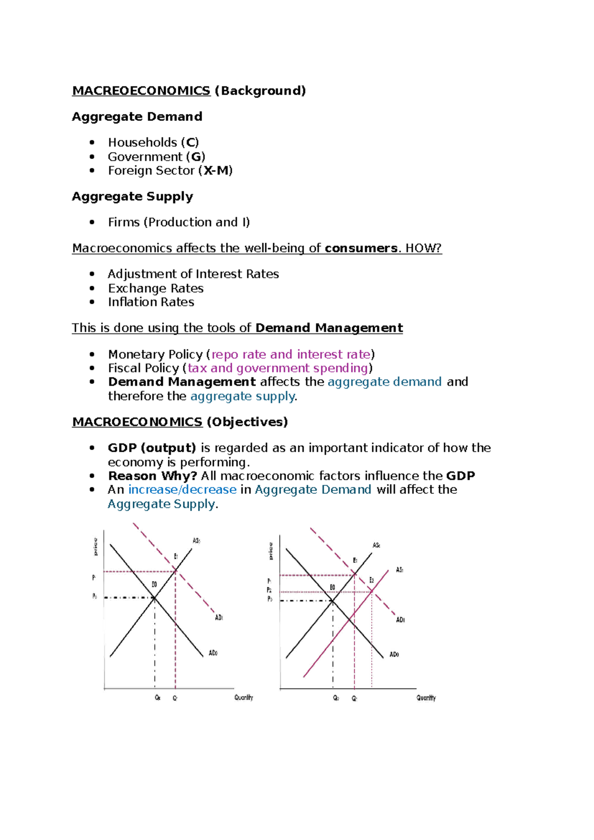 Macroeconomics (C): Growth Models & Economic Indicators Overview - Studocu