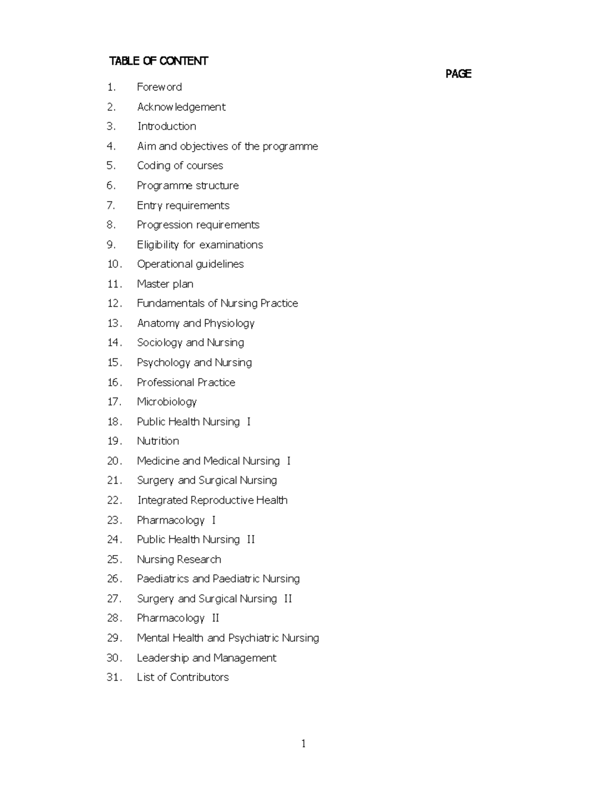 Revised GNC RN Curriculum Overview and Structure (Updated) - Studocu