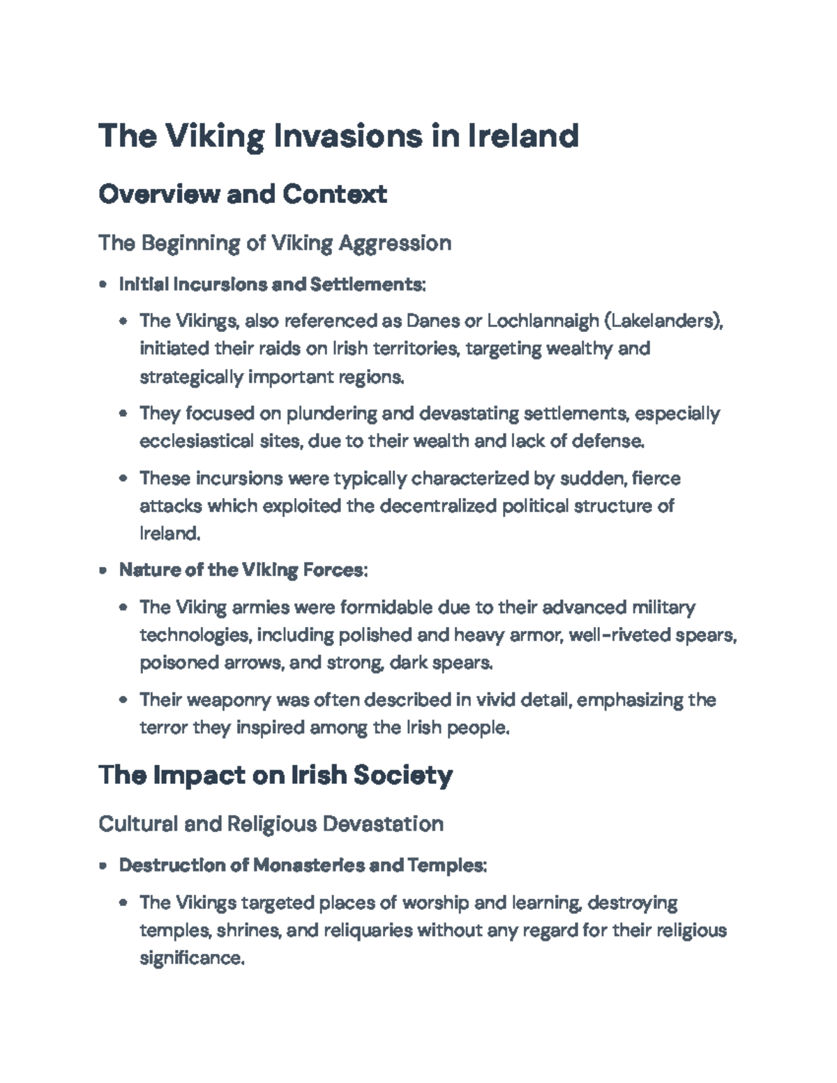 Viking Invasions in Ireland: Impact, Resistance & Clontarf Battle ...
