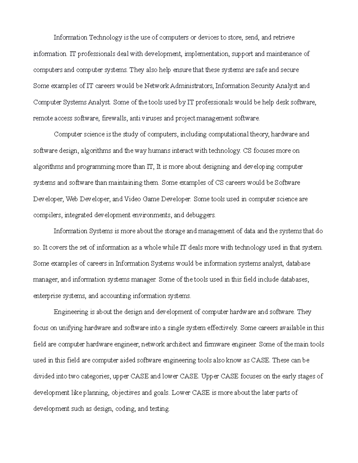 IT Professional - Module 7: Exploring IT Careers and Cyber Security ...