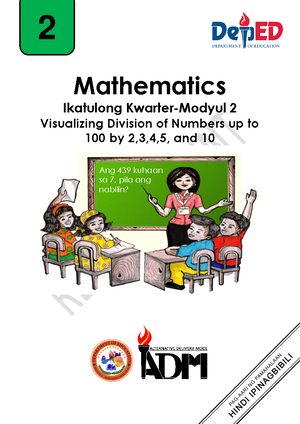 Math2 Q3 Mod10 Determiningthemissingterm v5 - MATHEMATICS Ikatulong Kwarter - Modyul 10 ...
