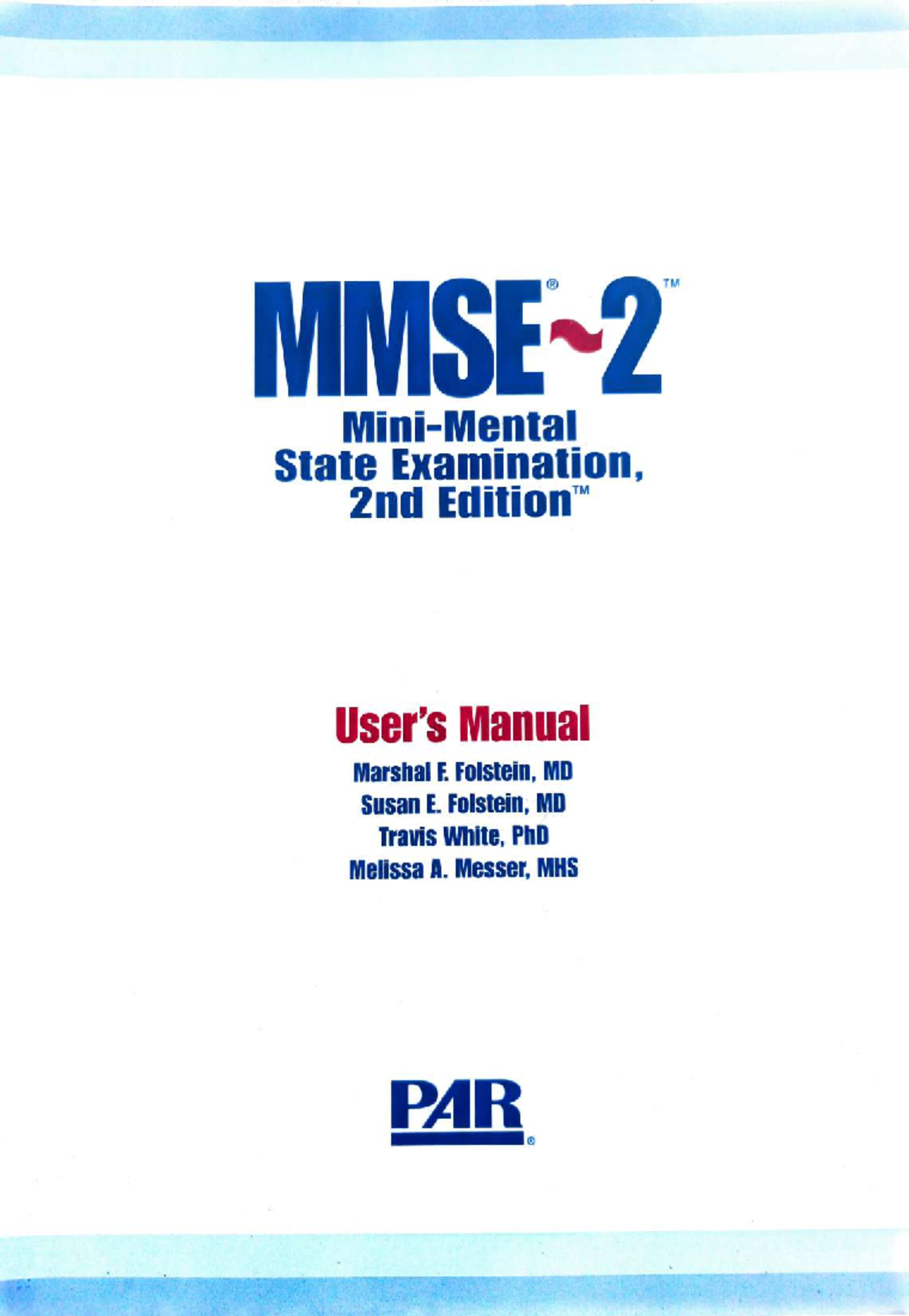 MMSE 2 User's Manual: Comprehensive Guide for State Examination - Studocu