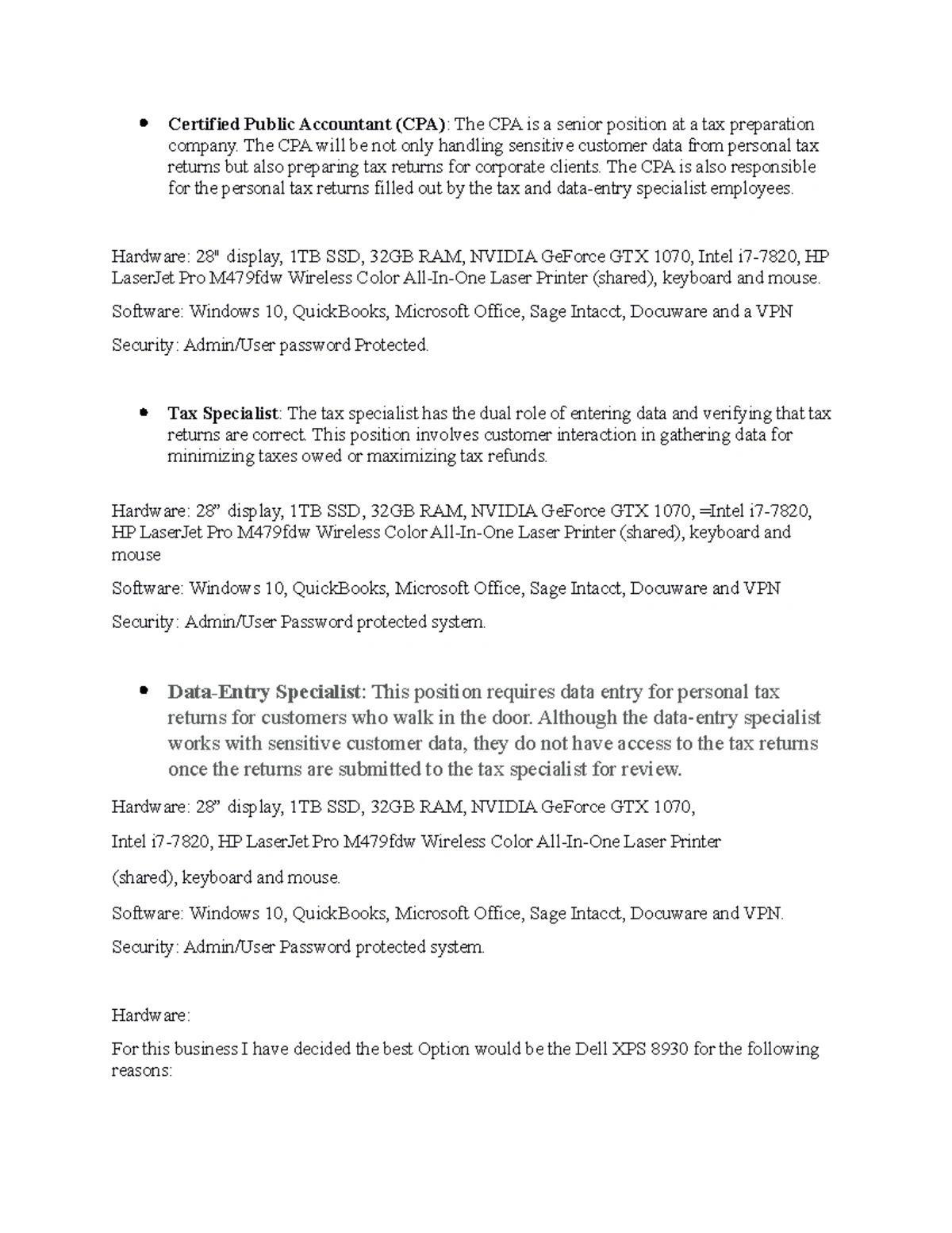 IT200 Project 1 - IT-200: Fundamentals Info Technology 5-2 Project One ...