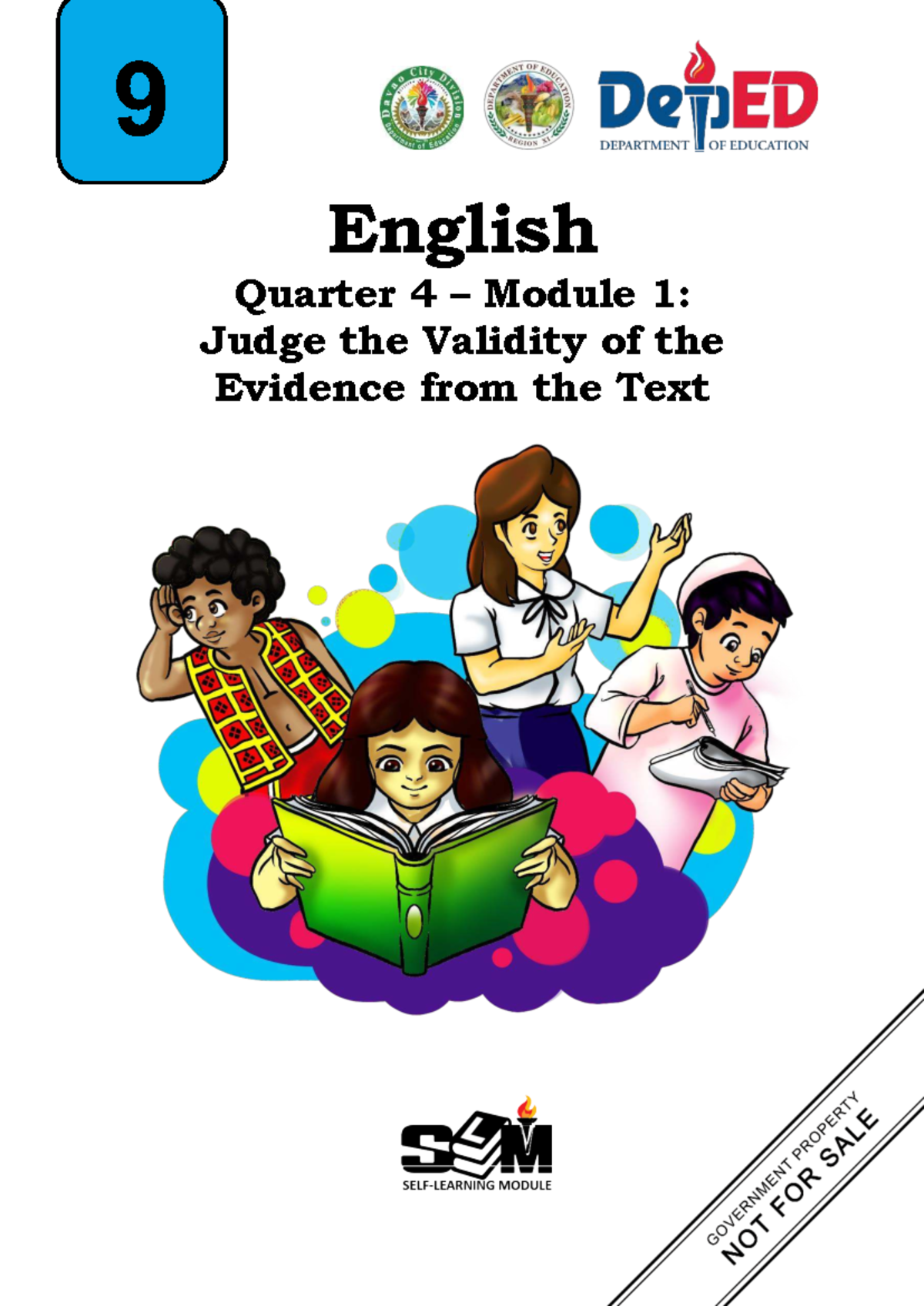 Q4 English 9 Module 1: Evaluating Evidence Validity in Texts - Studocu