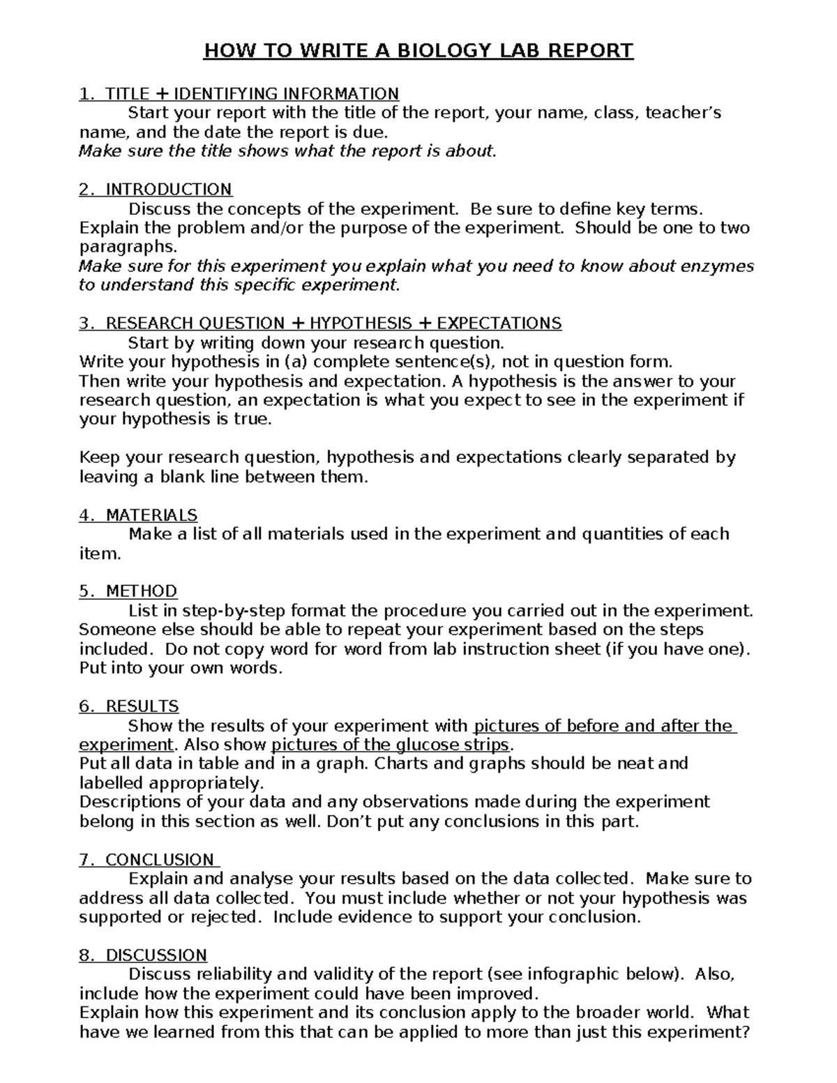 Biology Lab Report Writing Guide: Essential Steps & Tips - Studeersnel