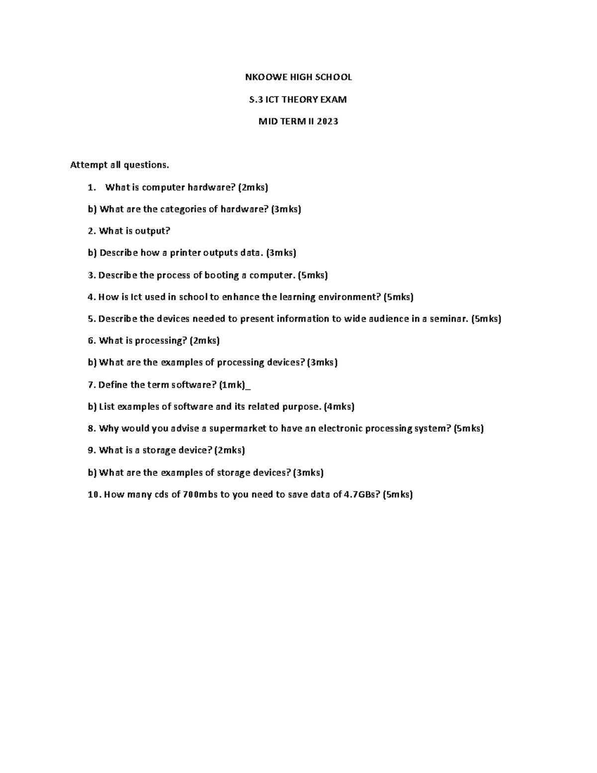 Practical Workbook for Computer Studies - ICT 201 - Studocu