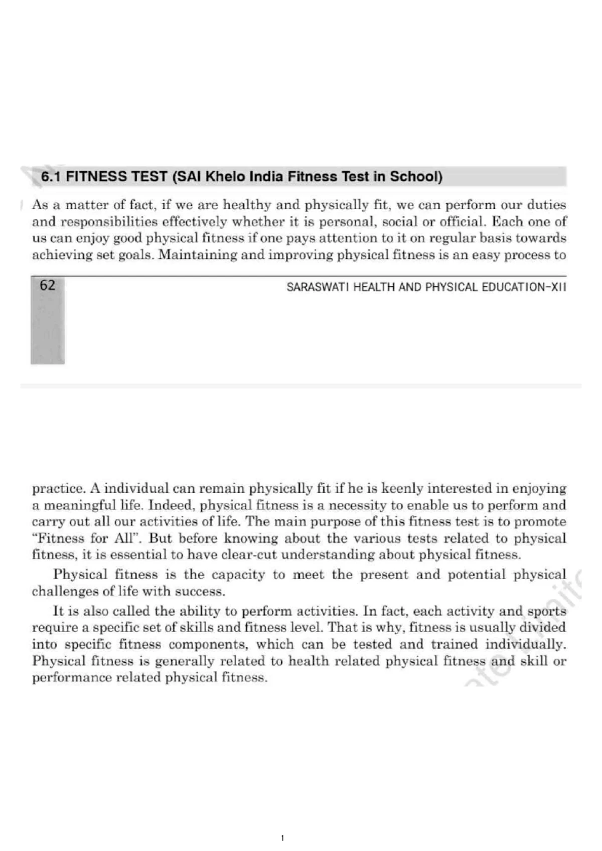 Practical - Project - PRACTICAL-1: FITNESS TESTS MOTOR FITNESS TEST ...