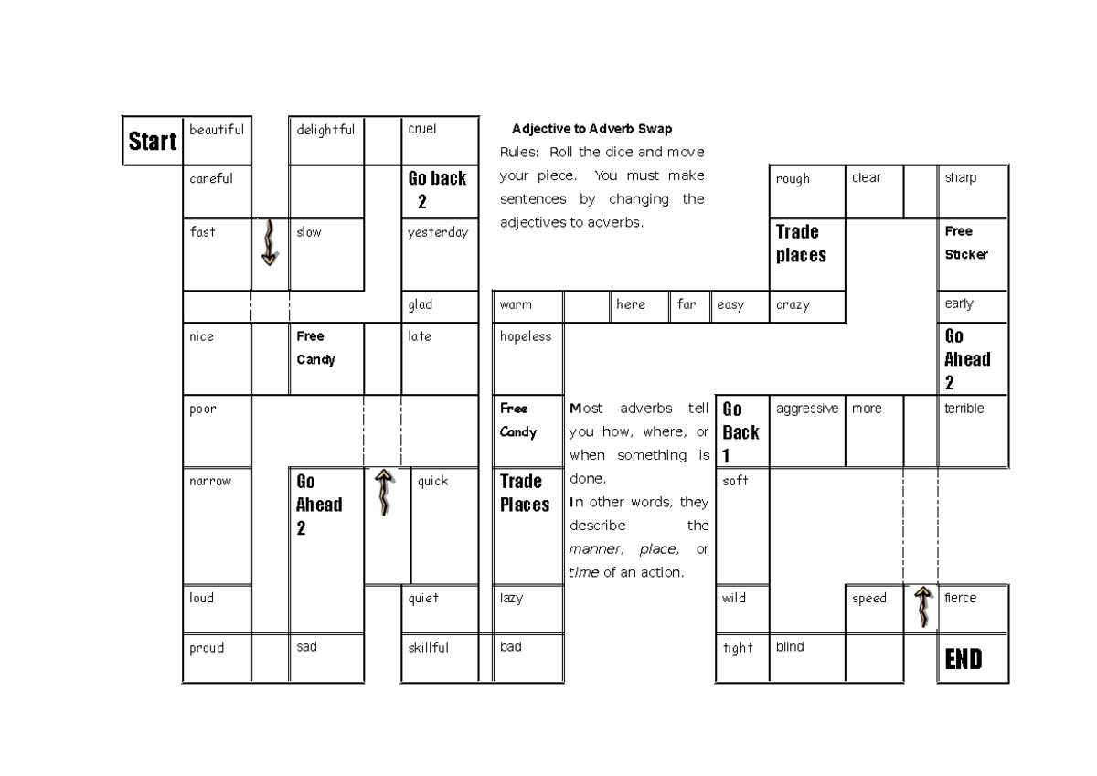 Adverb-board-game-games 47371 - Start beautiful delightful cruel ...