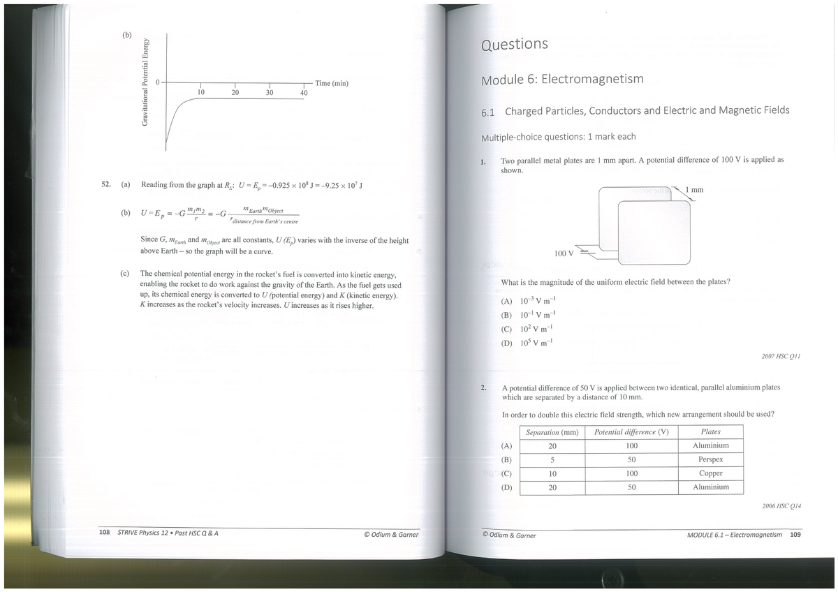EM Questions - Strive: Gravitational Potential Energy ...