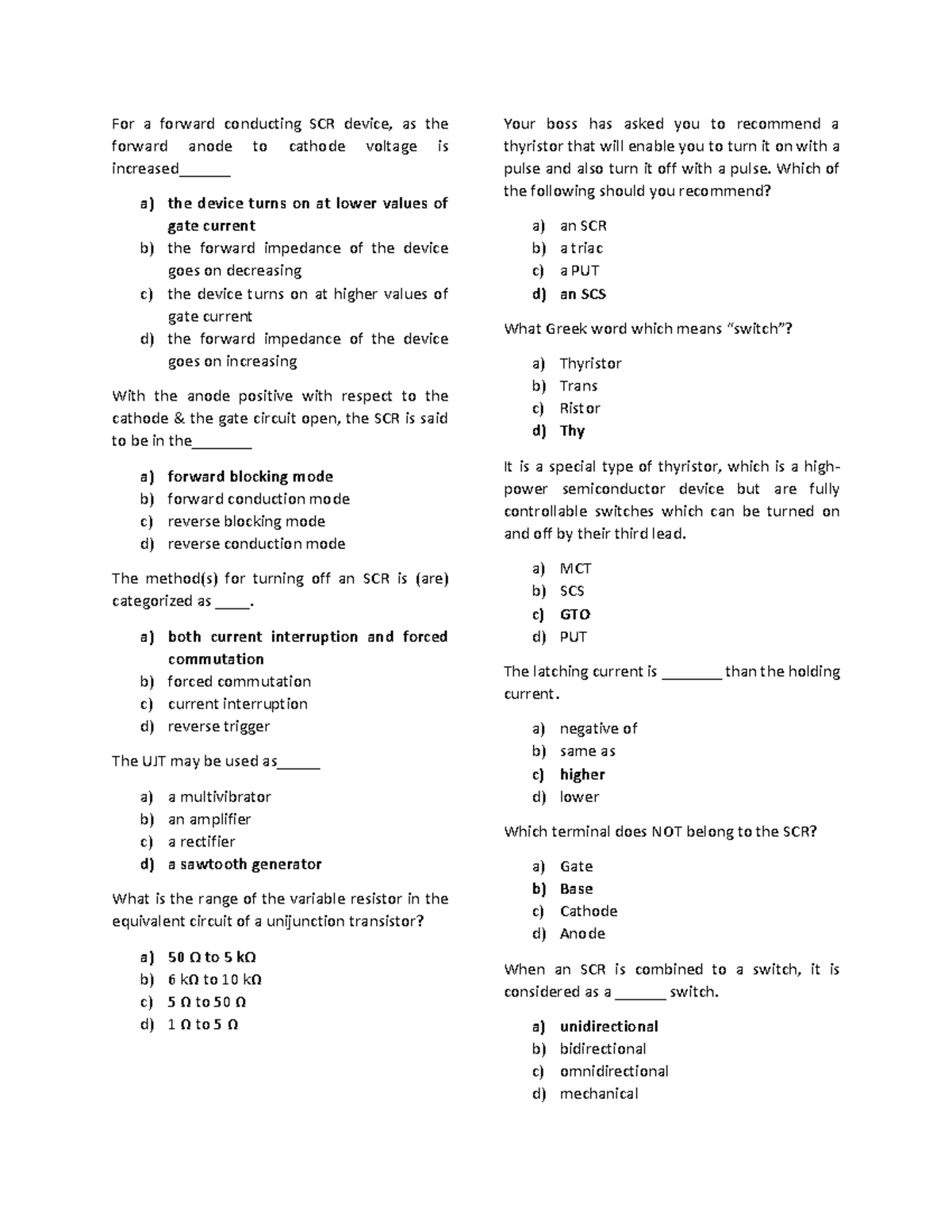 ECE 305 Midterm Exam Reviewer: Electronic Systems and Design Insights - Studocu