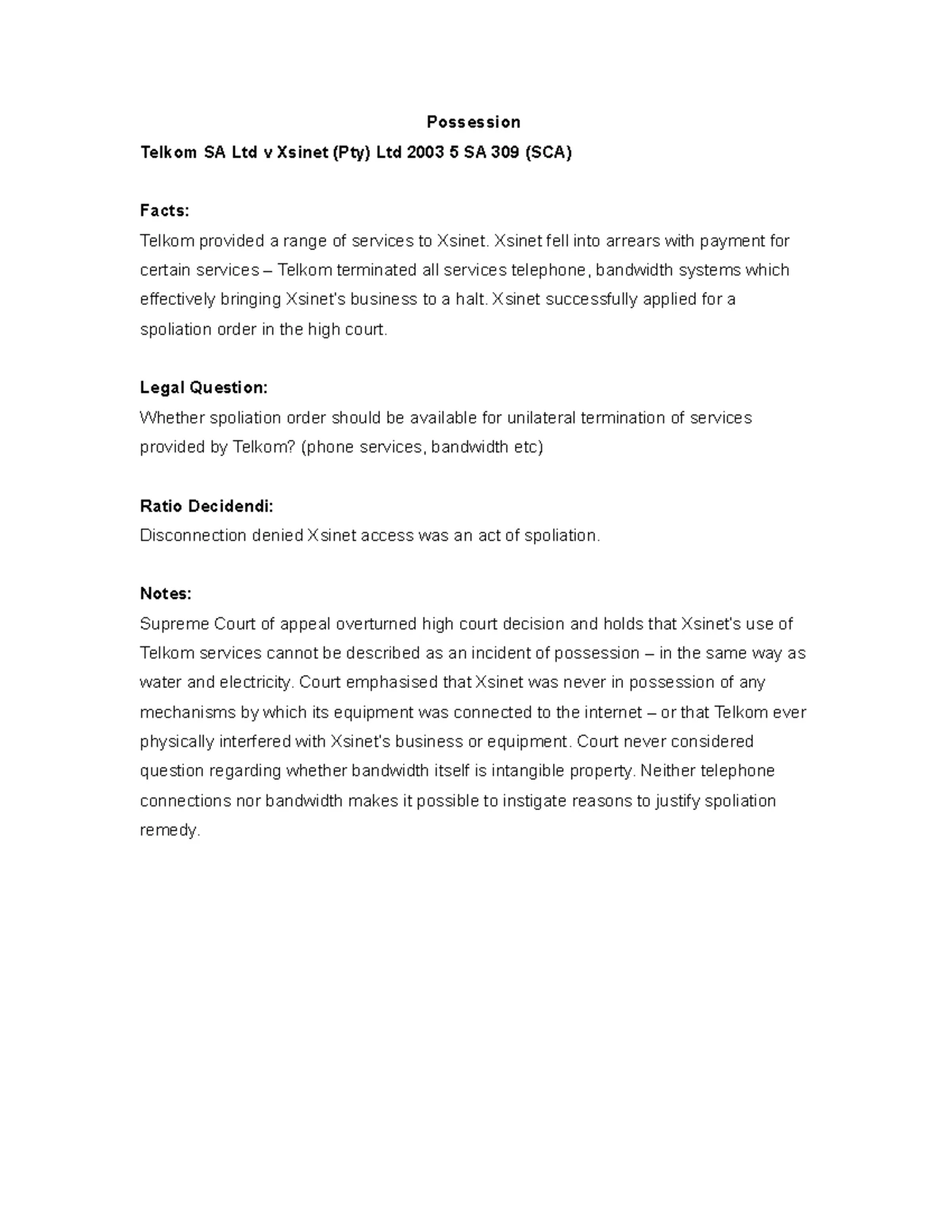 Wille pp.445-468 Possession - POSSESSION PRINCIPLES OF SOUTH AFRICAN ...