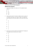 Mathematical Methods- Unit 2 - Grade: 11 - Victorian Certificate of ...
