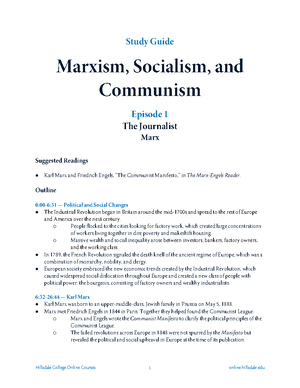 Understanding Marxism: A Comprehensive Study on Its Principles and ...