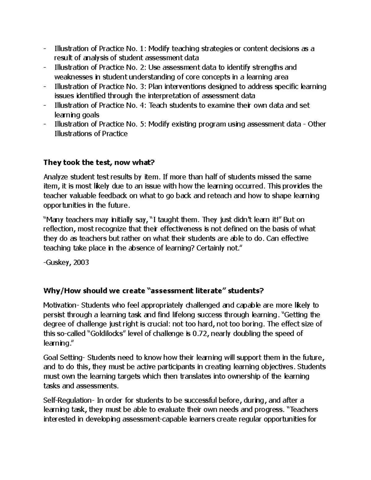 Analyzing Student Assessment Data: 5 Key Strategies for Teachers - Studocu
