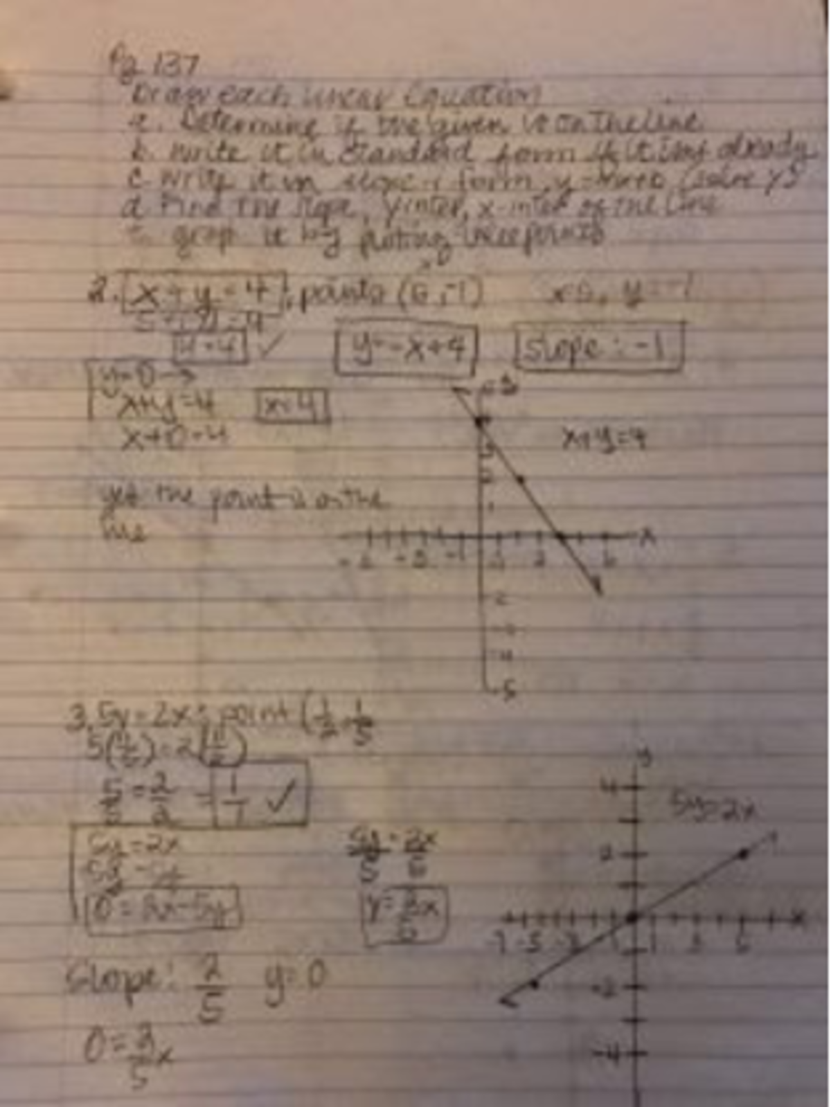 MATH 204 - Lecture Notes on Equations and Slope Formulas - Studocu