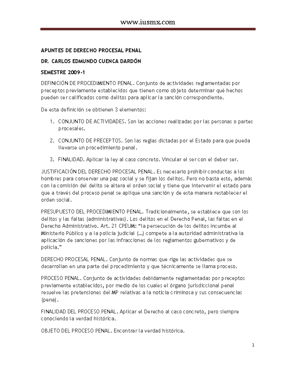 El Ofendido y la Víctima en el Derecho Procesal Penal: Unidad 6 - Studocu
