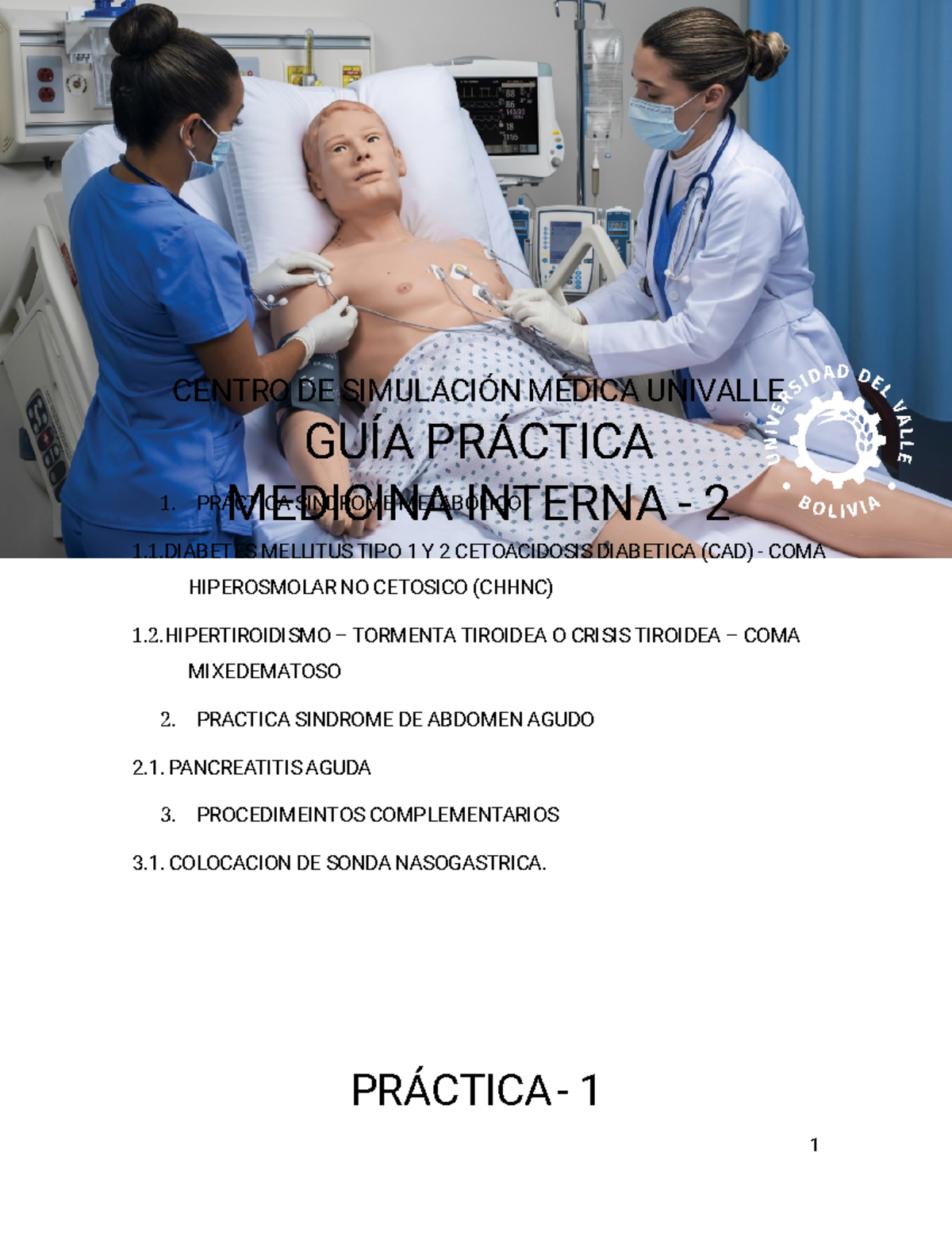 Guía de Práctica 1: Diabetes Mellitus y Cetoacidosis Diabética (CAD ...