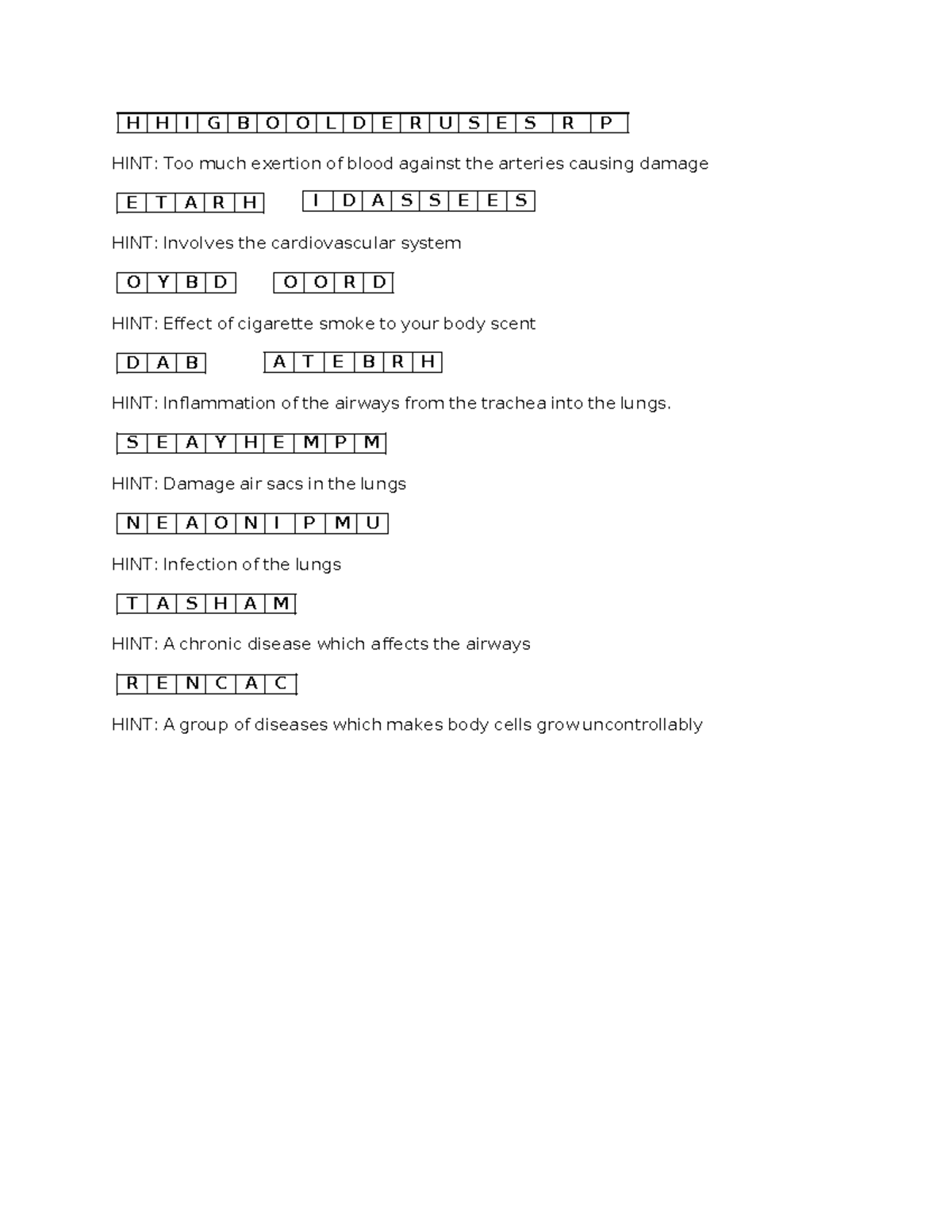 Cardiovascular and Respiratory System Overview: Key Terms and Concepts ...