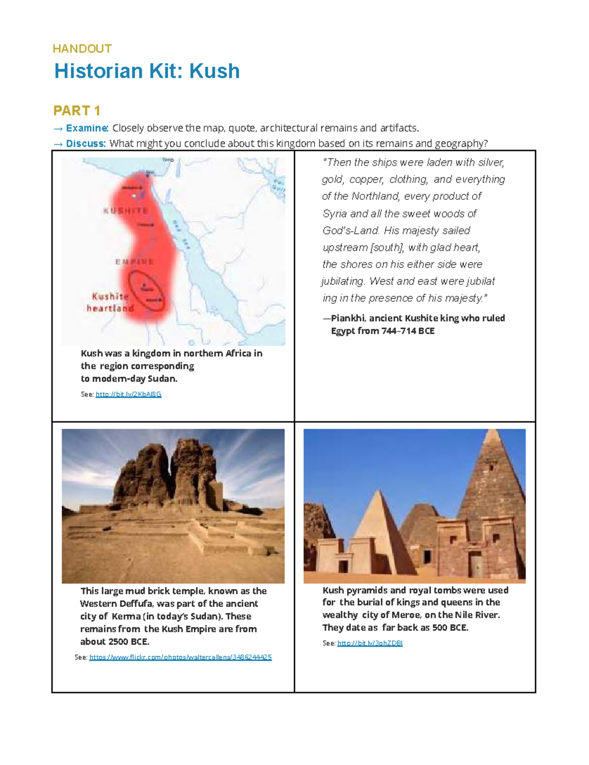 Historian Kit: Exploring the Kingdom of Kush's Influence and Legacy ...