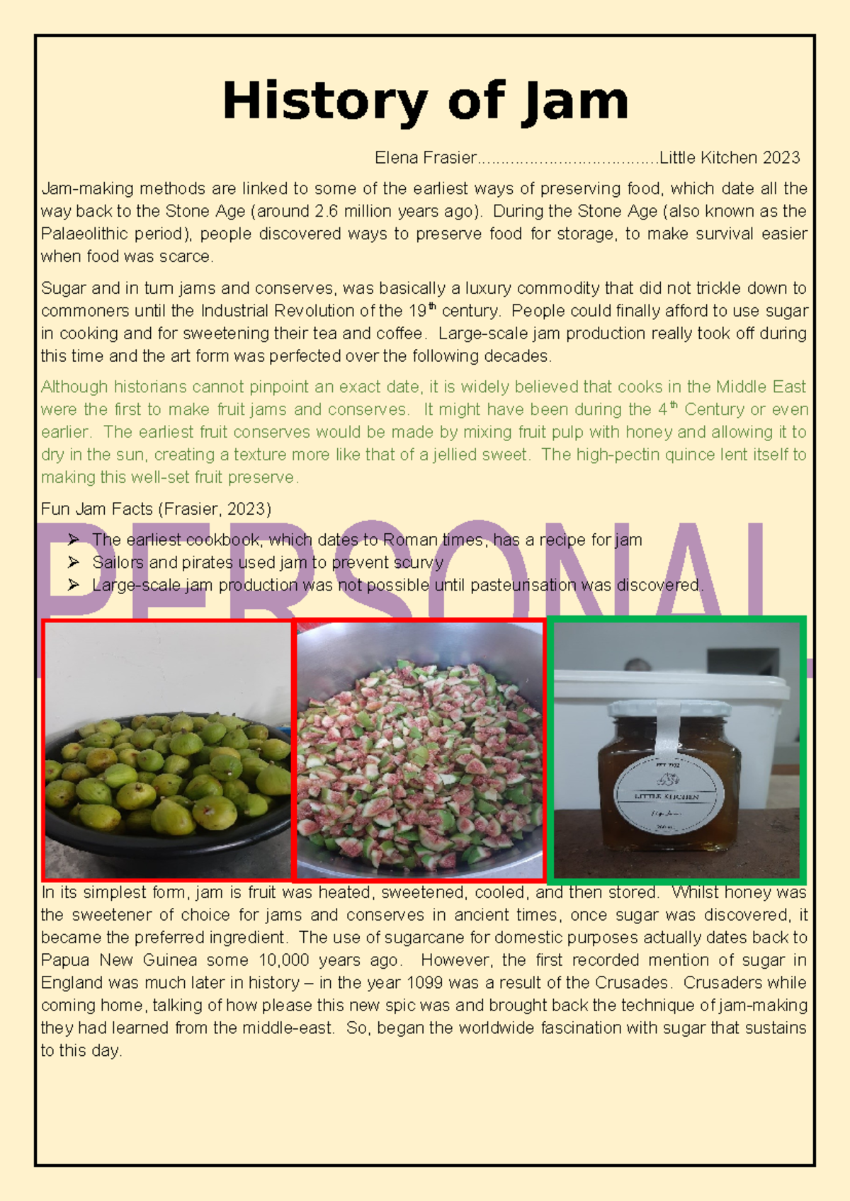History of Jam - P06Jam-230002412: From Ancient Methods to Royal ...