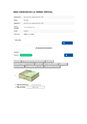 [Solved] Respecto a la asignatura de Ciencias de la Tierra Como ...