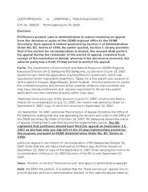 1. D. De leon vs Peckson - lkj - Legal ResearchLegal ResearchLegal ...