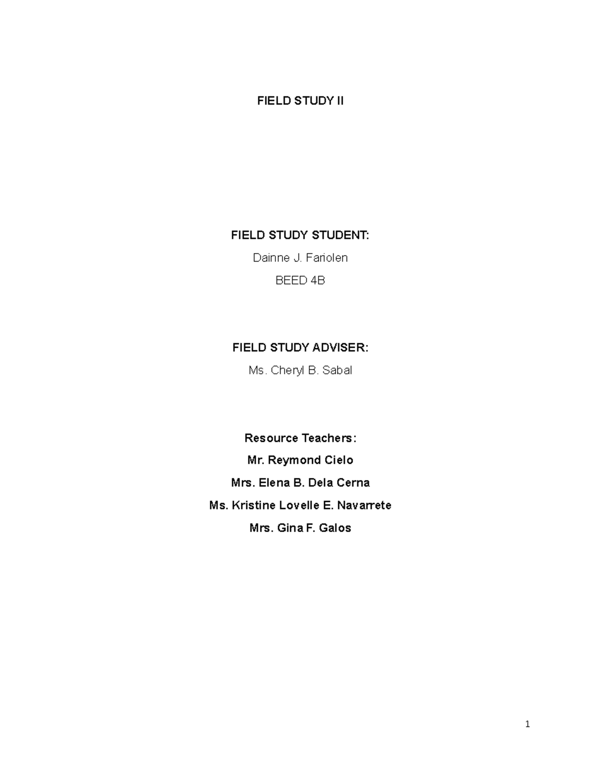 FS2 Portfolio: Insights on Curriculum, Lesson Plans & Teaching ...