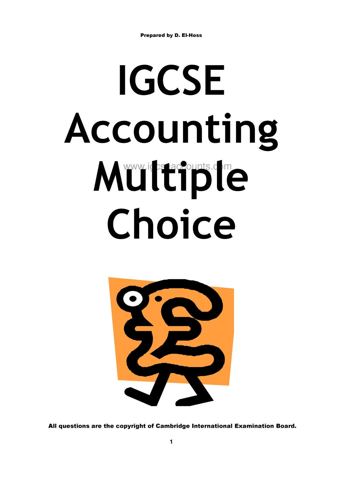 Igcse Accounting Partnerships Questions Answers Igcseaccounts Prepared By D El Hoss Igcse