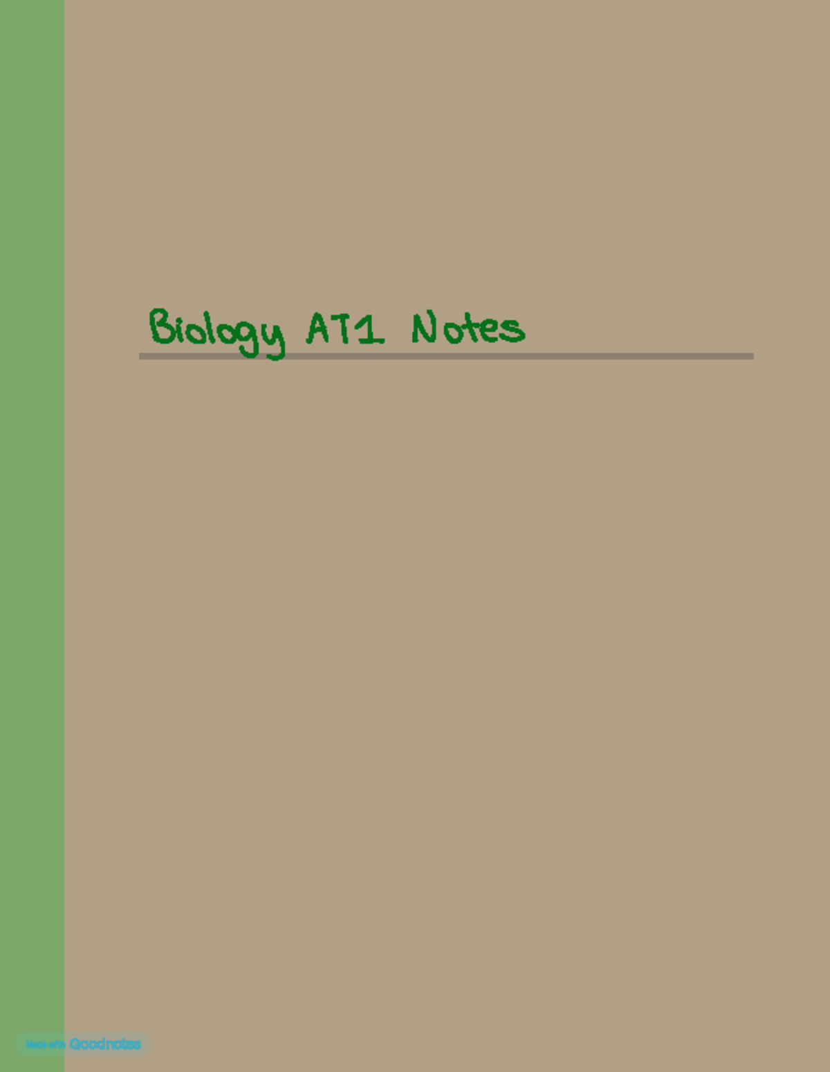 Biology AT1 Lecture Notes on Cell Structures and Functions - Studocu