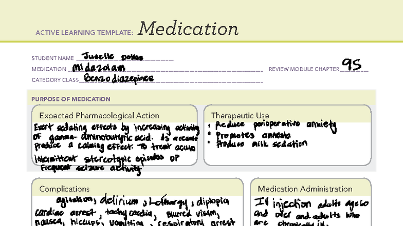 ACTIVE LEARNING TEMPLATE: Medication Review Module - Studocu