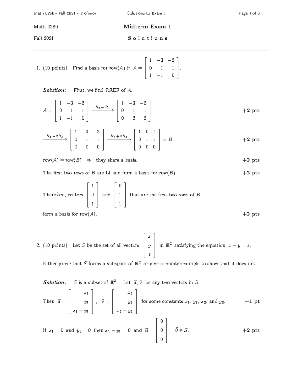 E2(0280) 2021 fall sln - Exam 2 solutions - Math 0280 - Fall 2021 ...